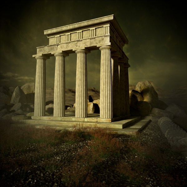 3D doric column model - TurboSquid 1383639