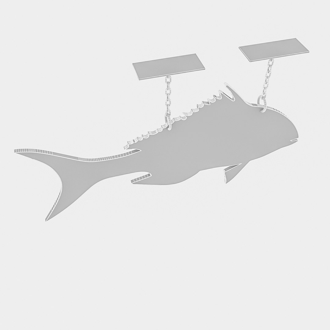Fishing sign 02 3D - TurboSquid 1648236