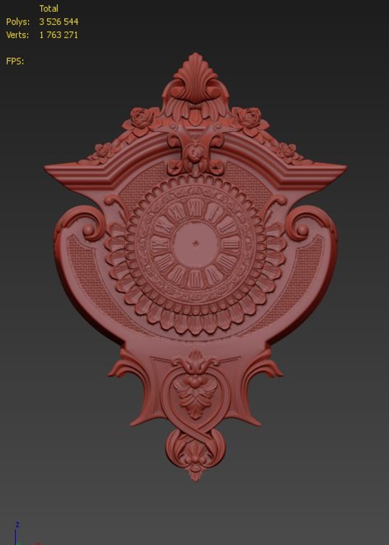 Clock Face 3D - TurboSquid 1417686