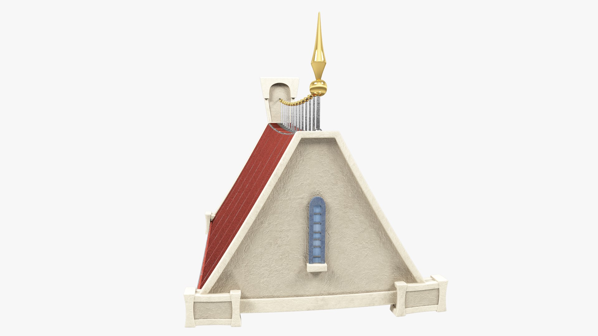 3D Stylized Roof Model - TurboSquid 1689769