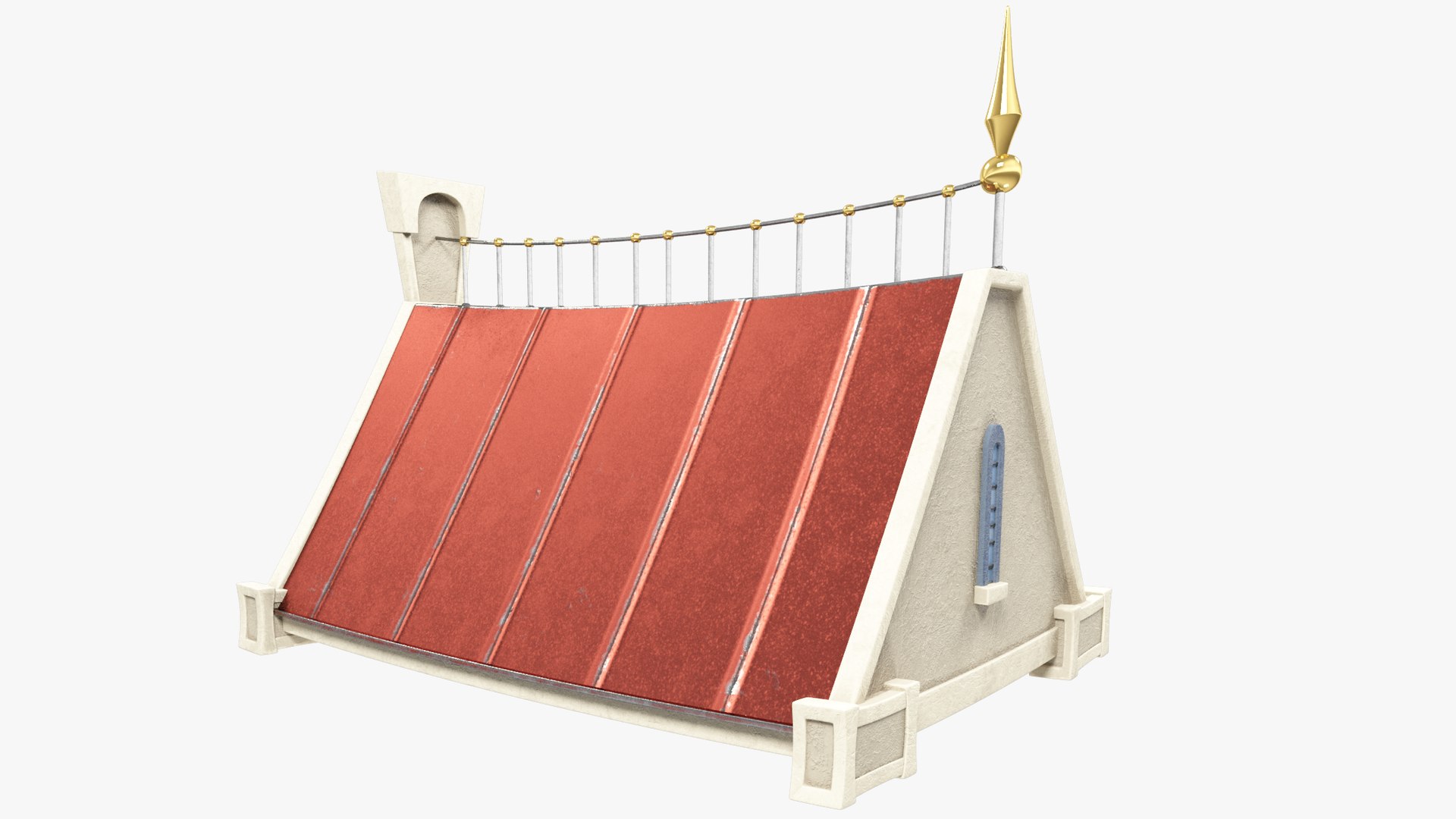 3D Stylized Roof Model - TurboSquid 1689769