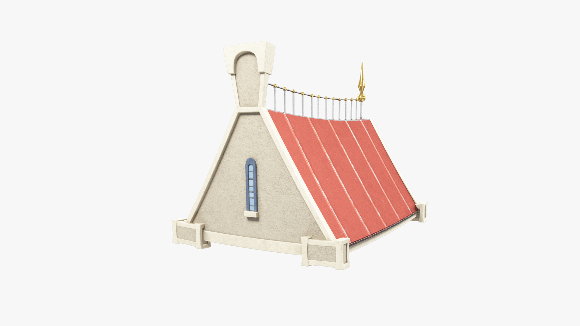 3D Stylized Roof Model - TurboSquid 1689769