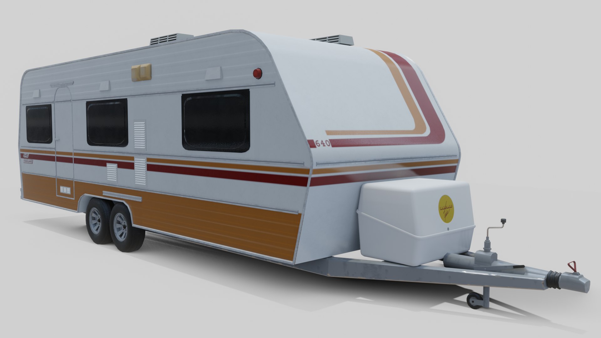3D Caravan Trailer - Version - TurboSquid 1349490