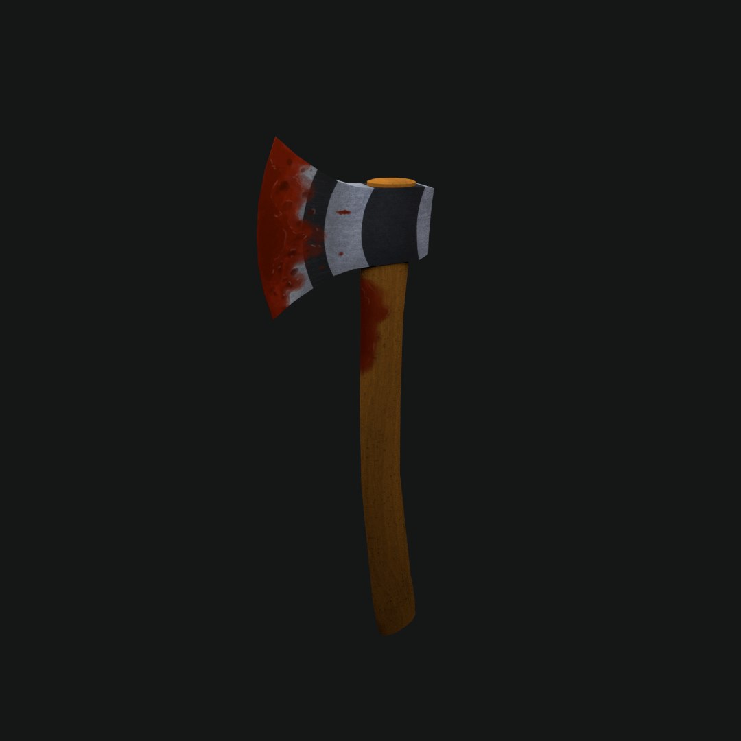 3D Axe Blood - TurboSquid 1323895
