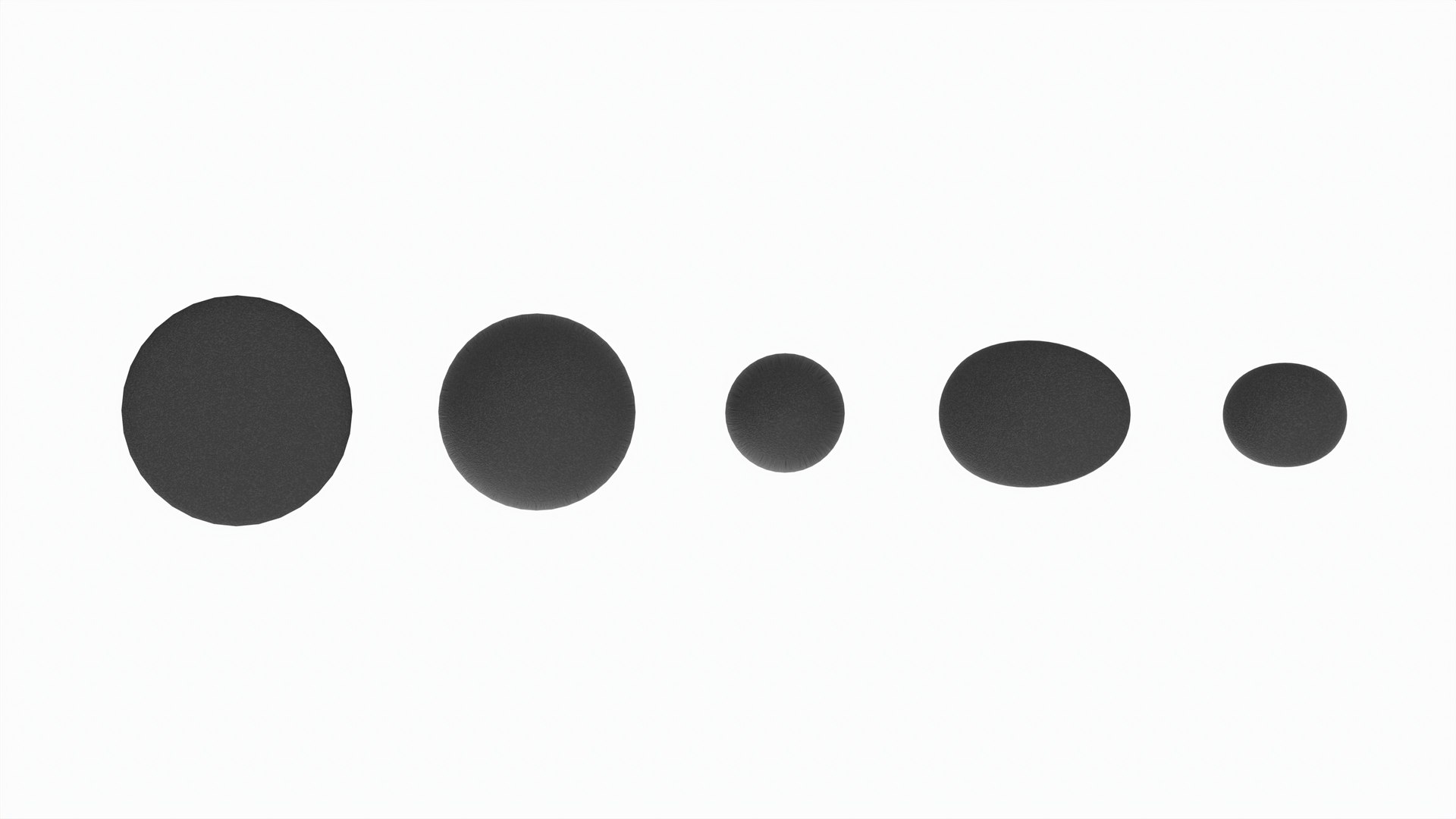 Face Brush Collection 5 Piece 3D Model - TurboSquid 2248313