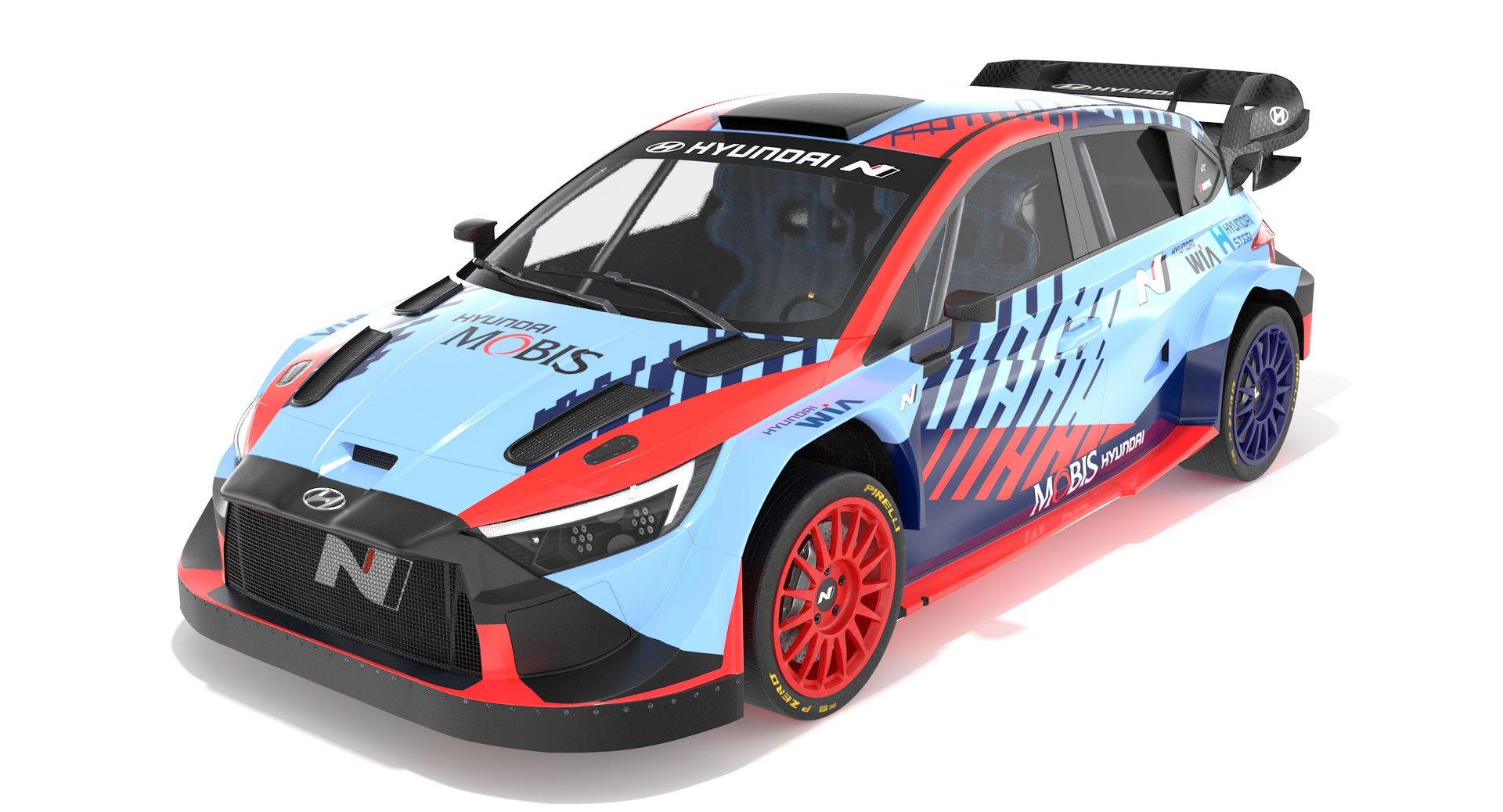 3D Model Hyundai I20 N Rally1 WRC - TurboSquid 2203372