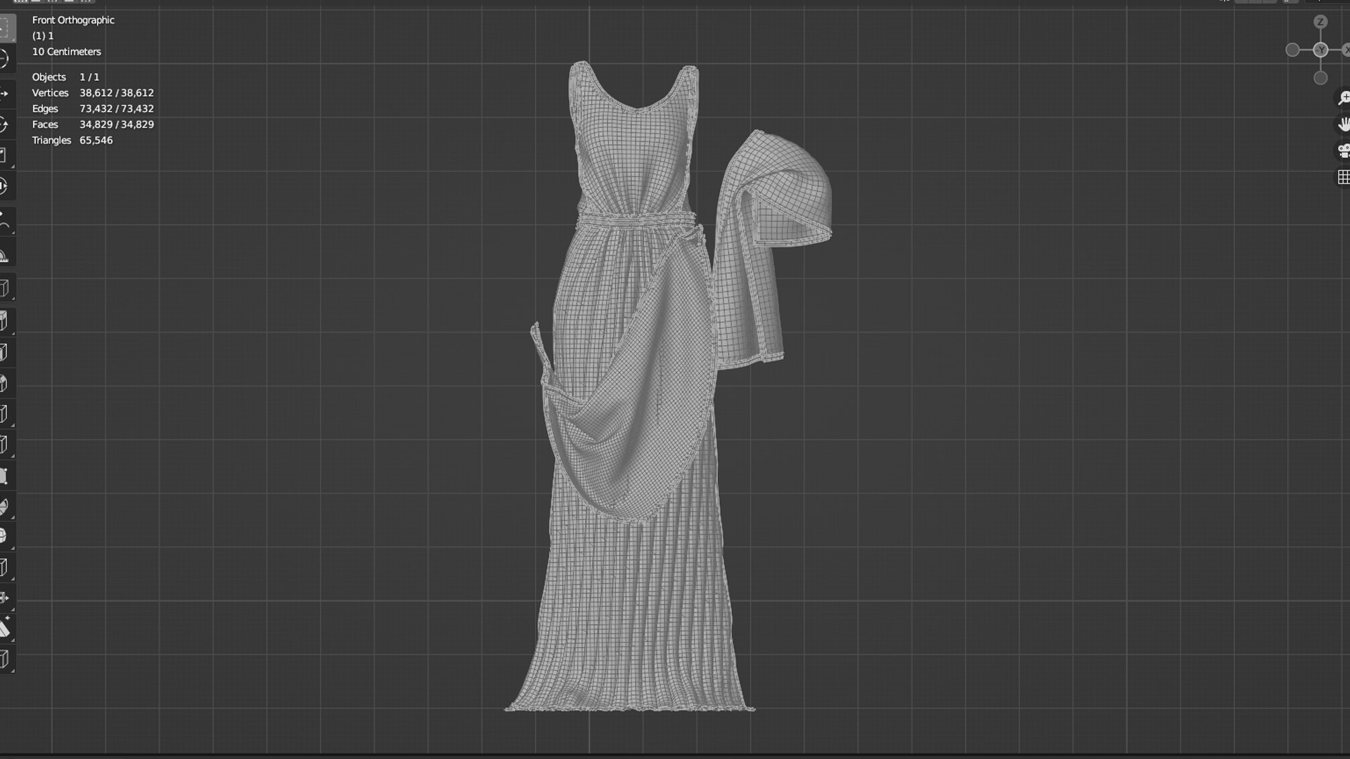 3D Ancient Greek Fashion Dress Model - TurboSquid 1953602