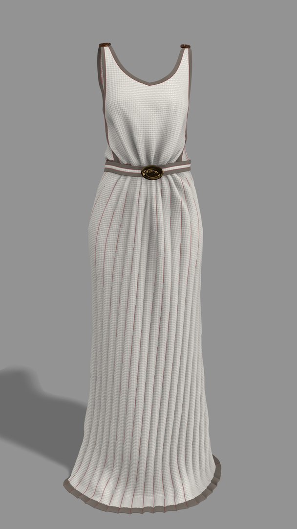 3D Ancient Greek Fashion Dress Model - TurboSquid 1953602