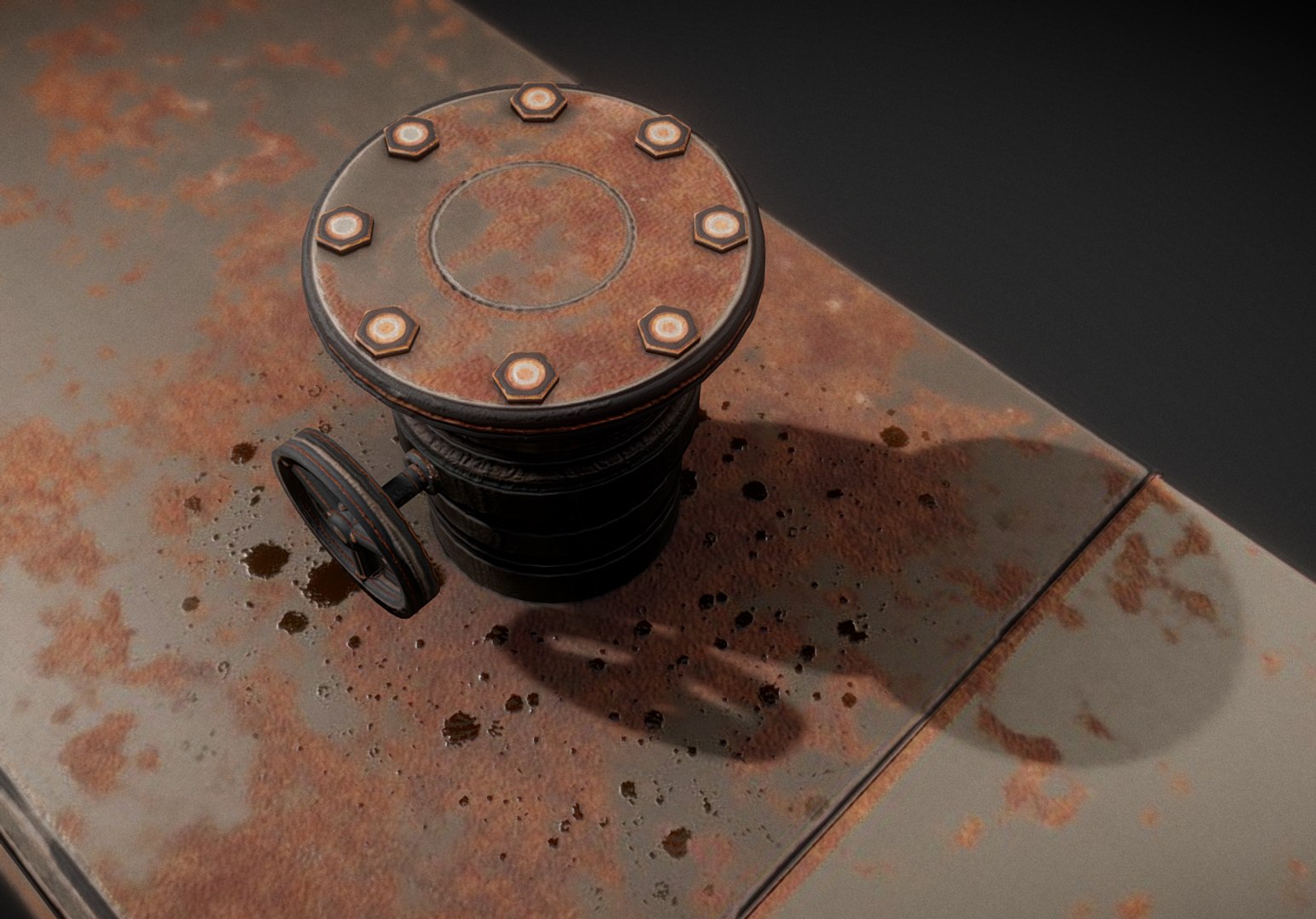 Rusty Version Fuel Tank 3ds