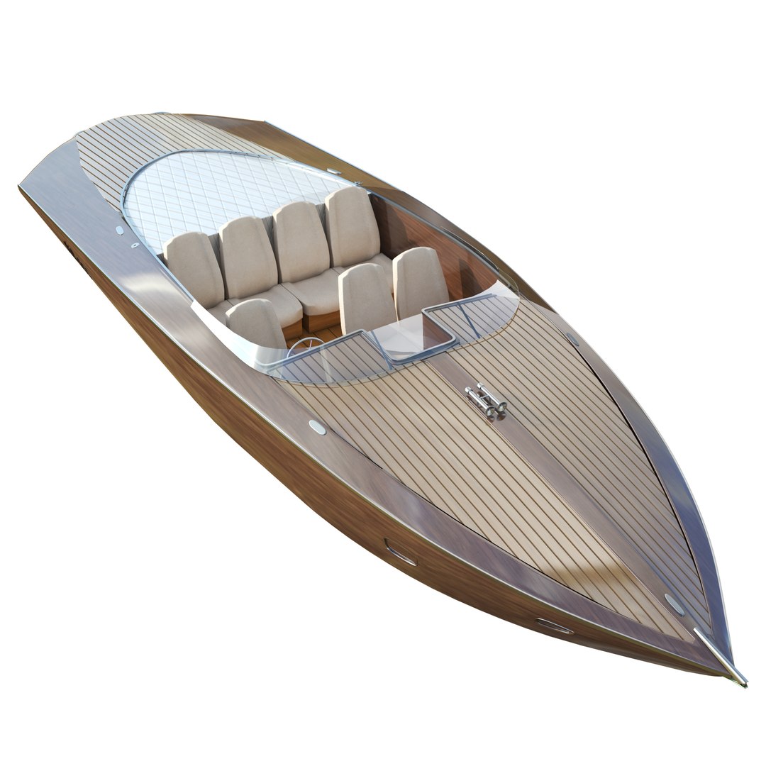 3D Speed Boat Model - TurboSquid 1772163