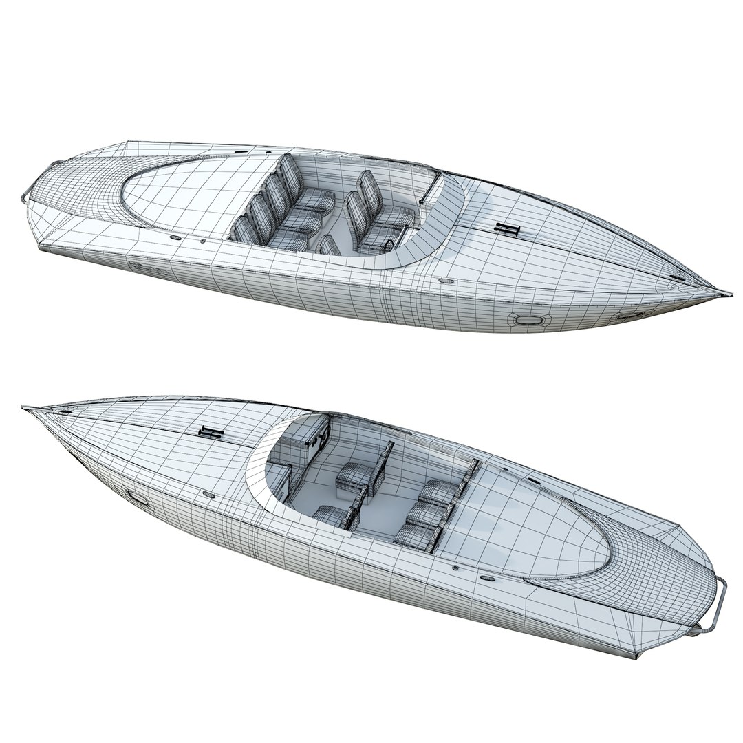 3D Speed Boat Model - TurboSquid 1772163