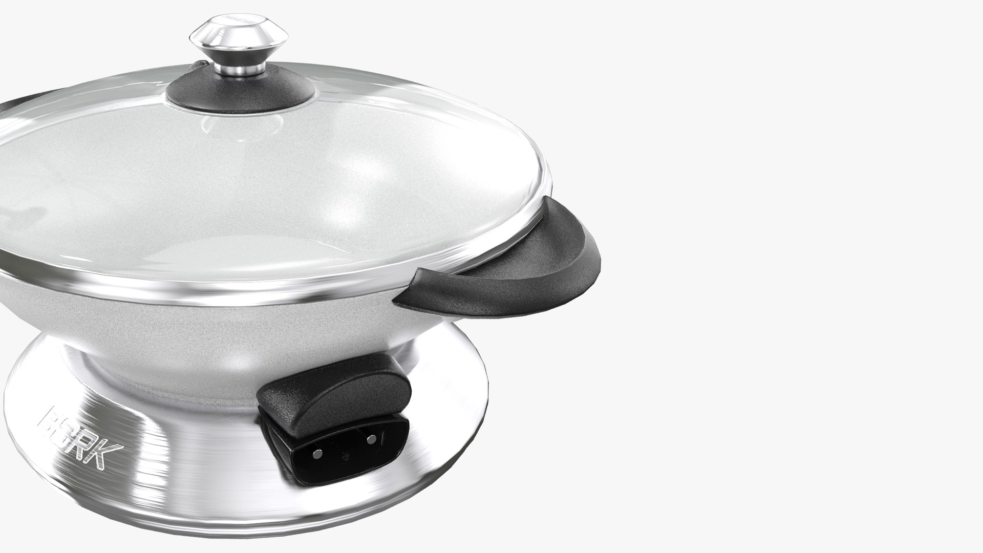 Electronic frying pan Bork G600 3D model - TurboSquid 1958303