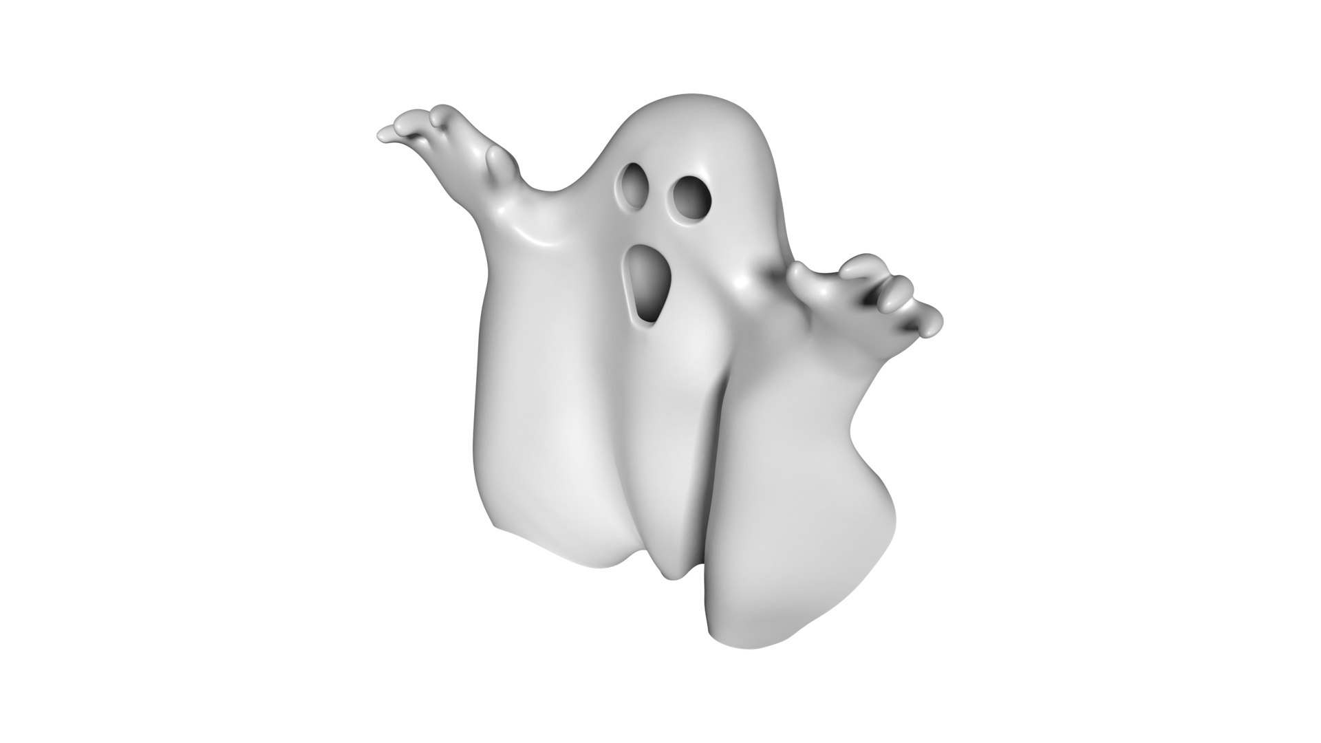 3D Ghost Cloth 3D Model model - TurboSquid 2141802