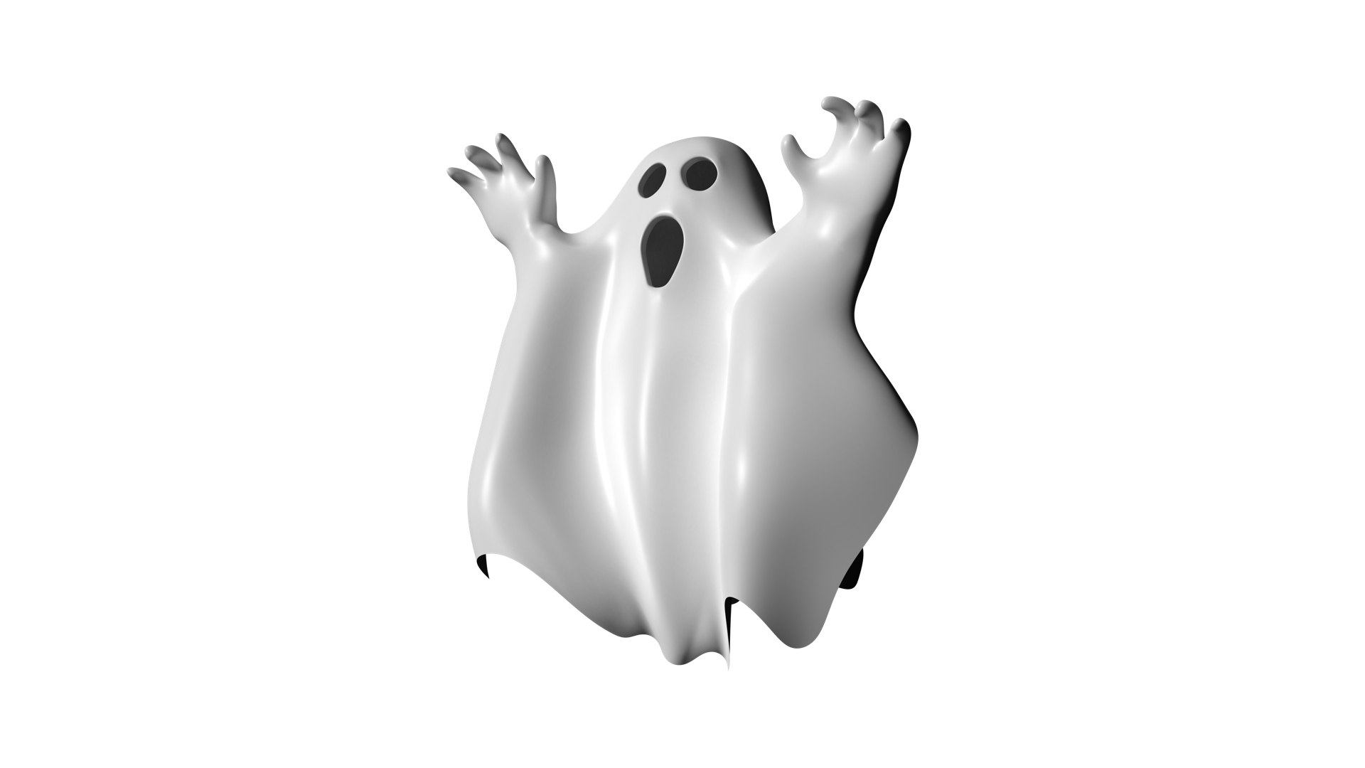 3D Ghost Cloth 3D Model model - TurboSquid 2141802