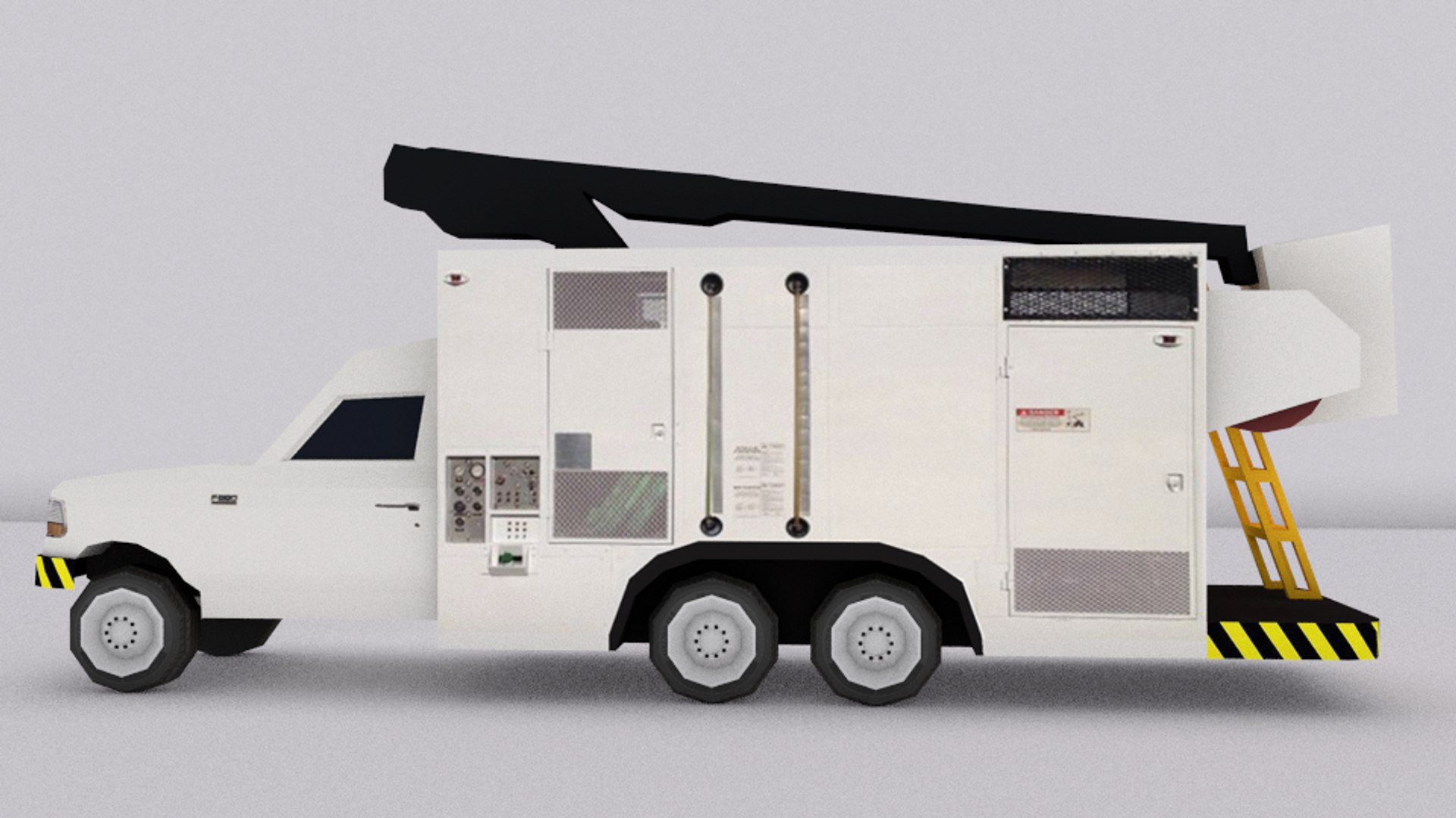Catering Truck 3d Model