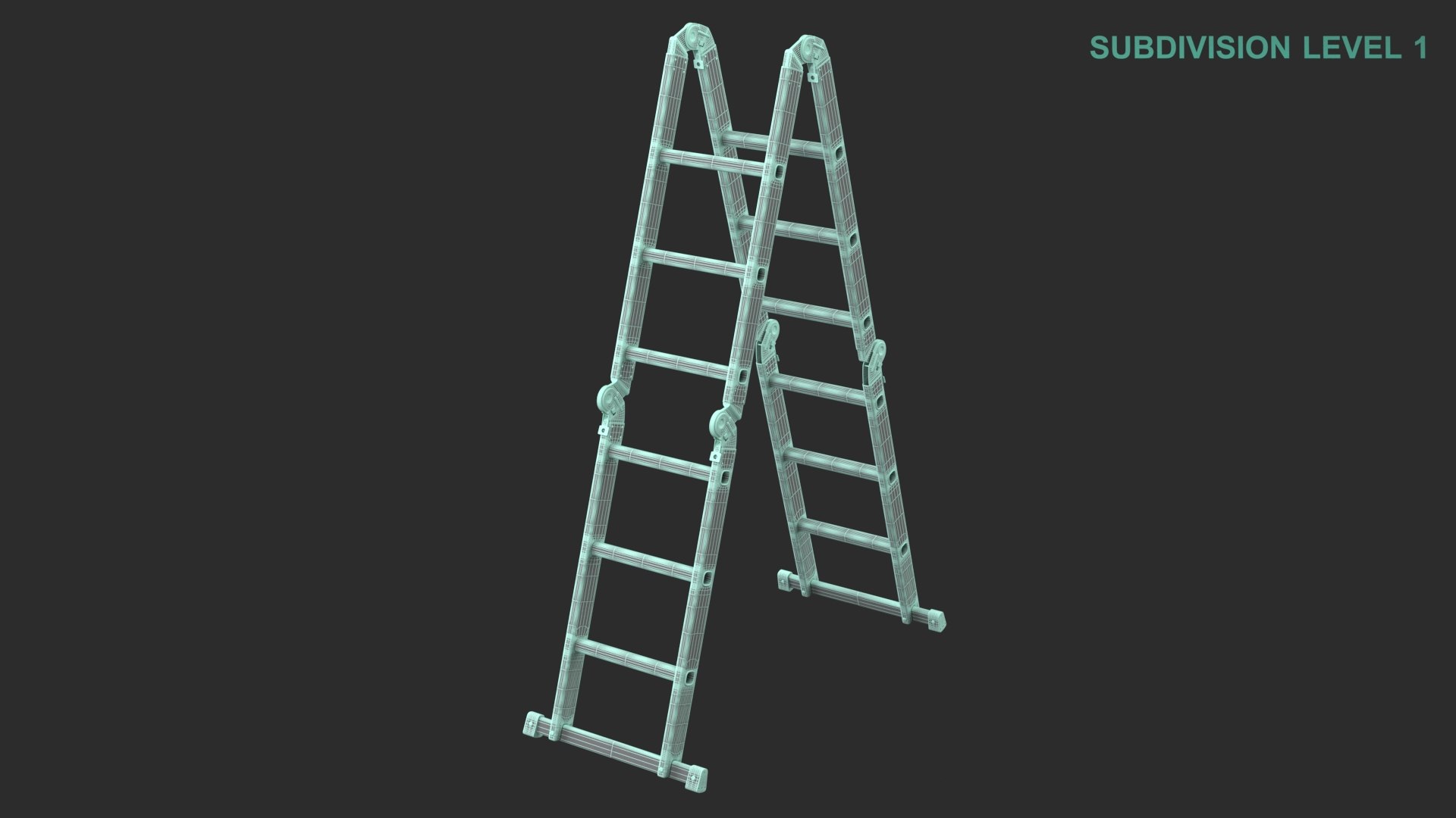 3D Ladder model - TurboSquid 1804743