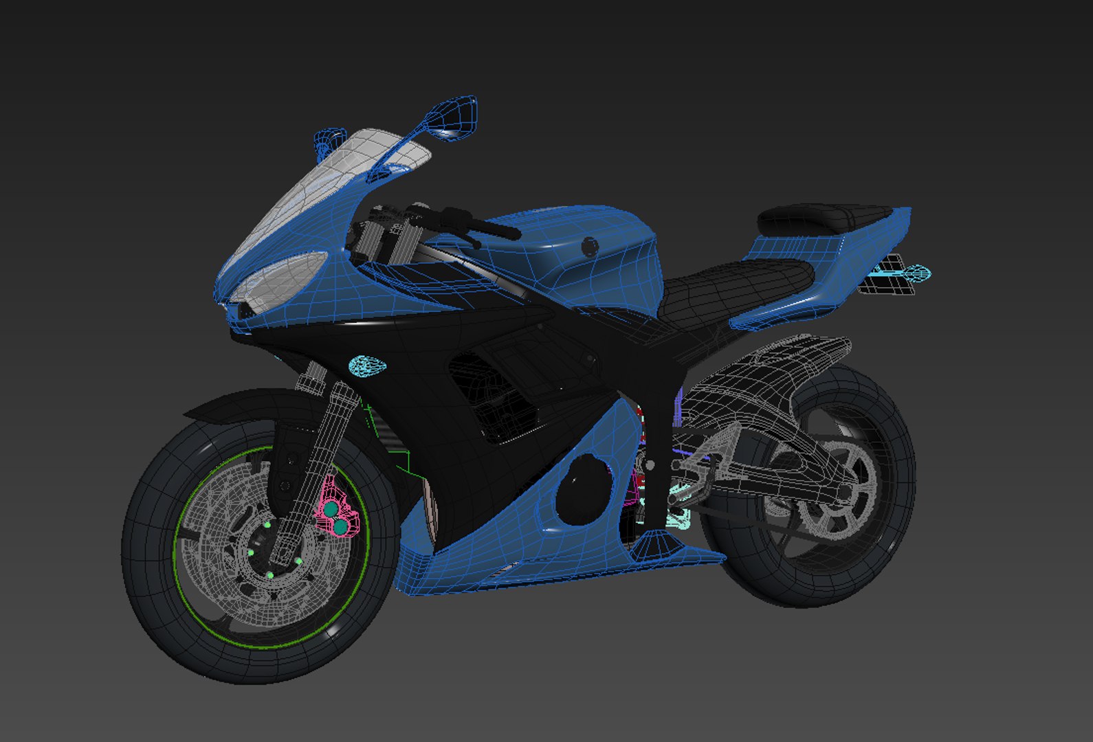 Yamaha r6 3D - TurboSquid 1339056