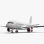 3d model airbus generic white planes