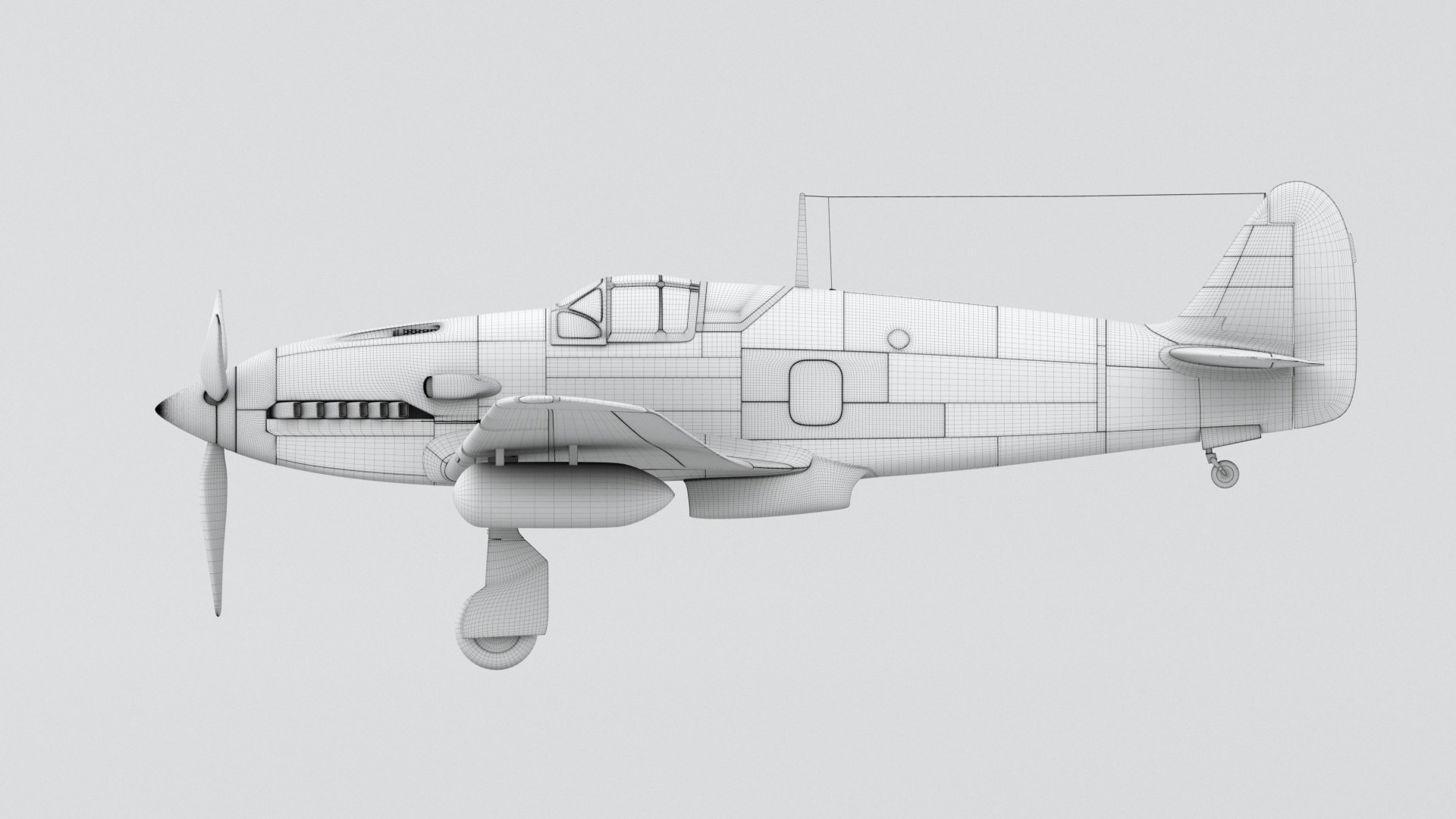 3D Kawasaki-ki-61 model - TurboSquid 2066719