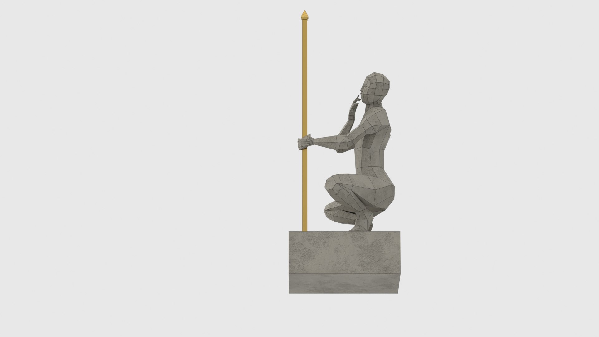 3D Model Cartesian Desire Statuette - TurboSquid 2111012