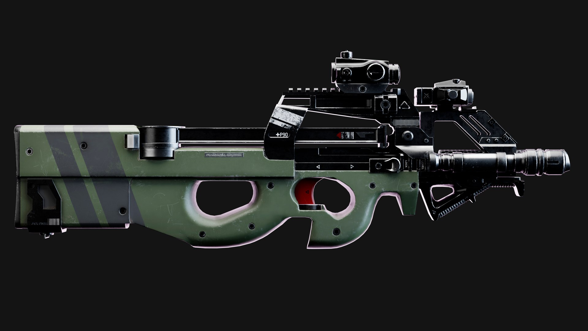 3D FN P90 Model - TurboSquid 2045661