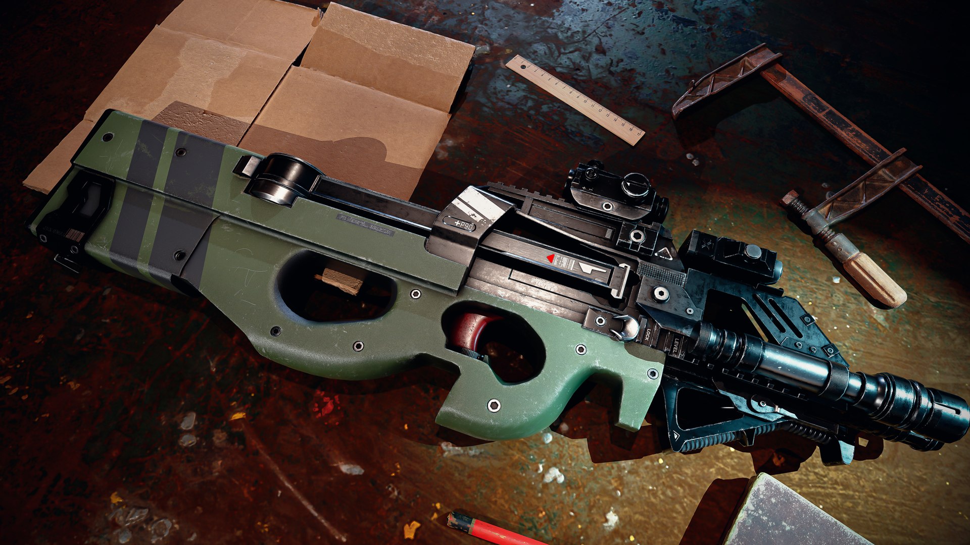 3D FN P90 Model - TurboSquid 2045661