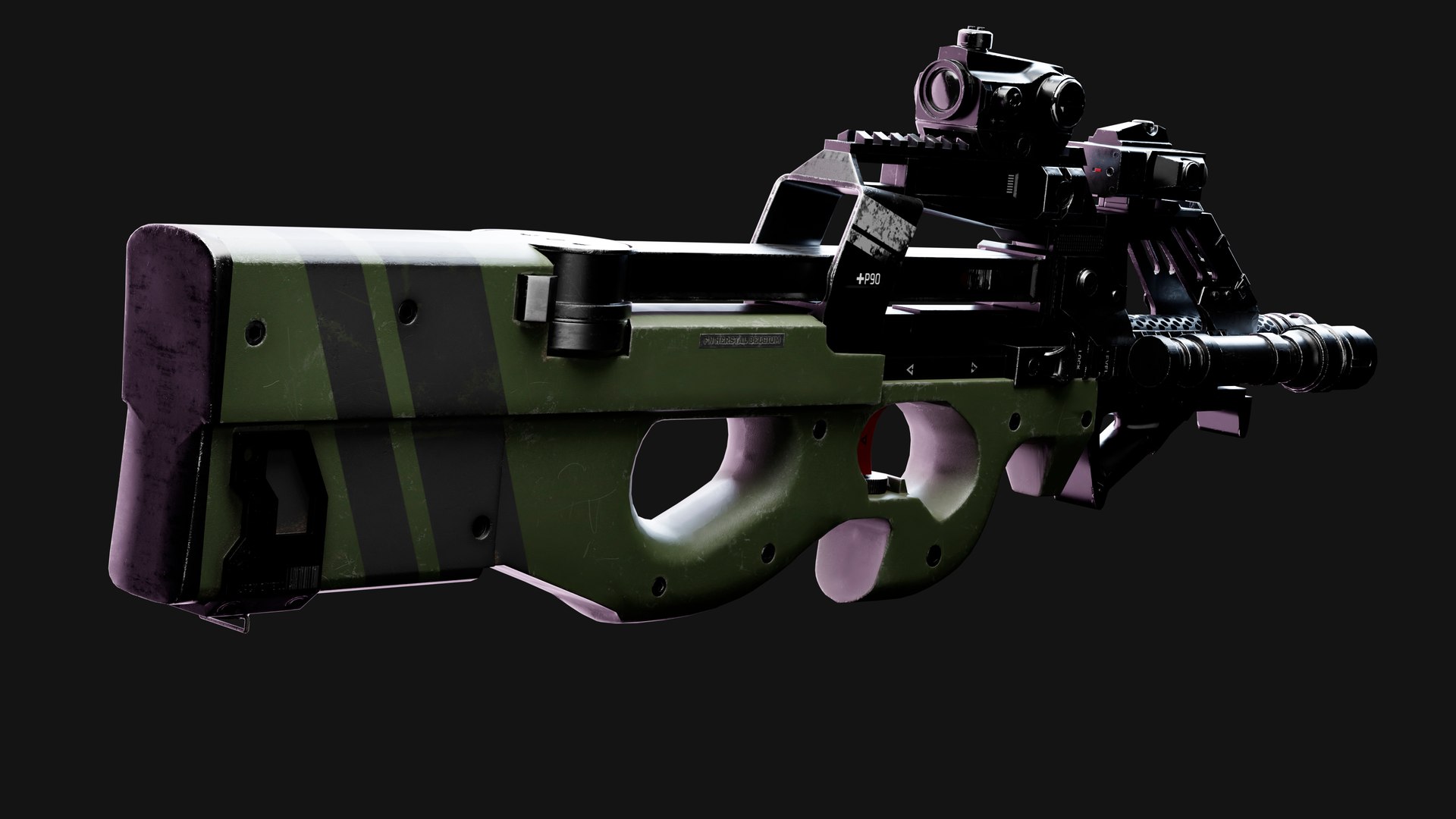 3D FN P90 Model - TurboSquid 2045661