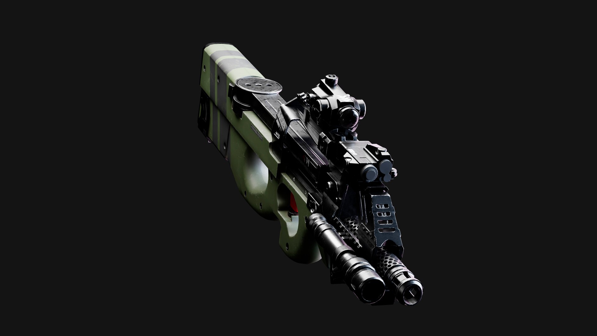 3D FN P90 Model - TurboSquid 2045661