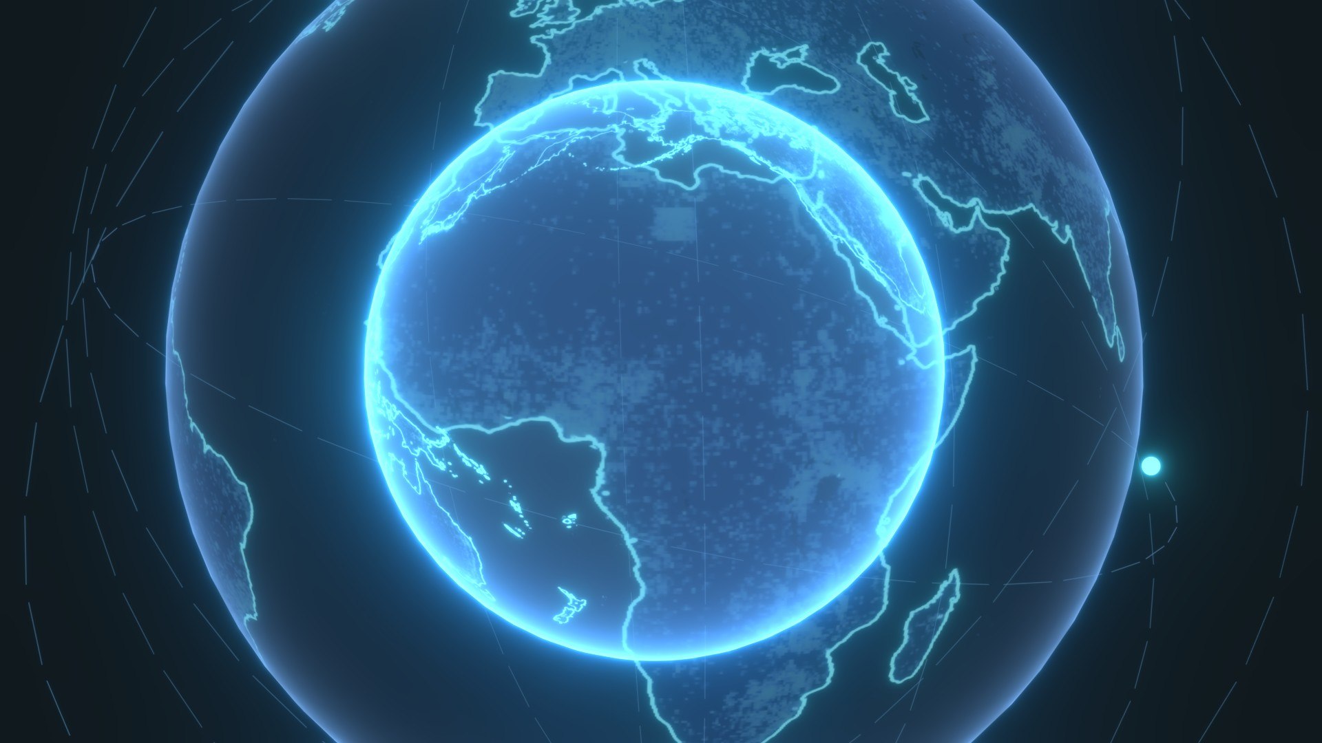 3D Animated Hologram Planet Earth 7 Sci-Fi 3D Model 4k Textures ...