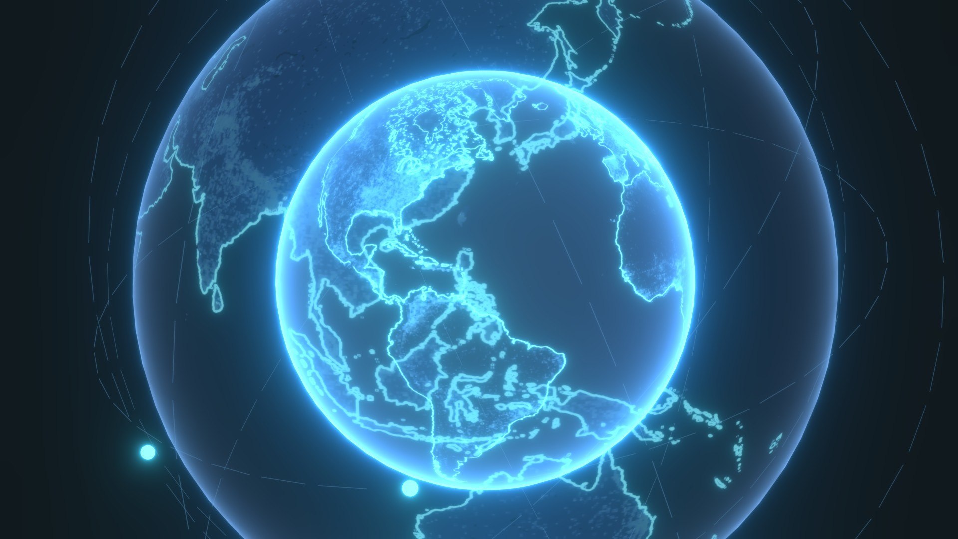 3D Animated Hologram Planet Earth 7 Sci-Fi 3D Model 4k Textures ...