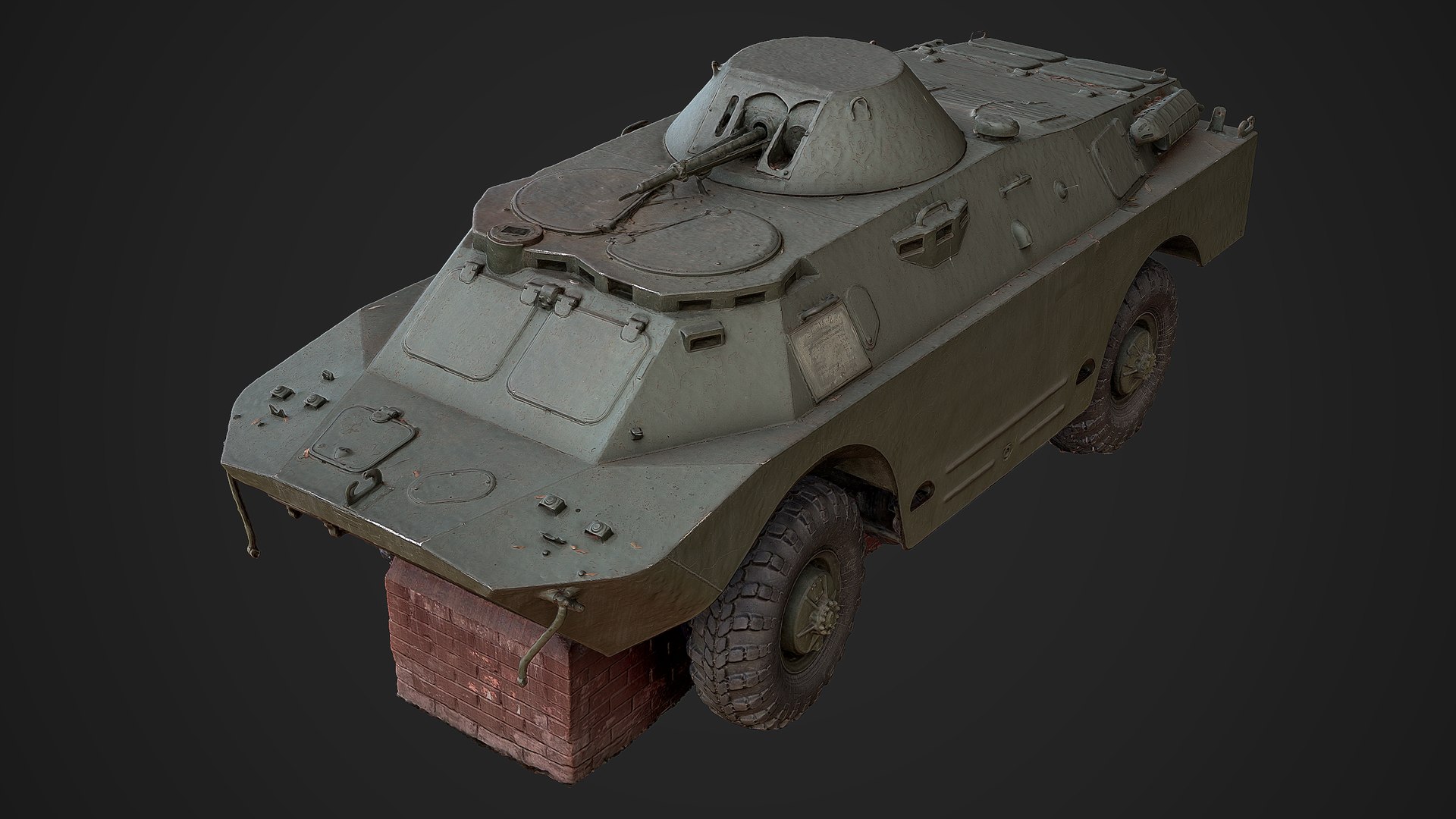 3D brdm brdm-2 - TurboSquid 1670865