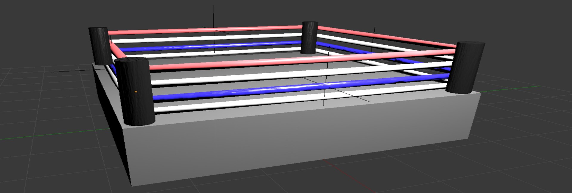 3D Boxing Ring Model - TurboSquid 1428419