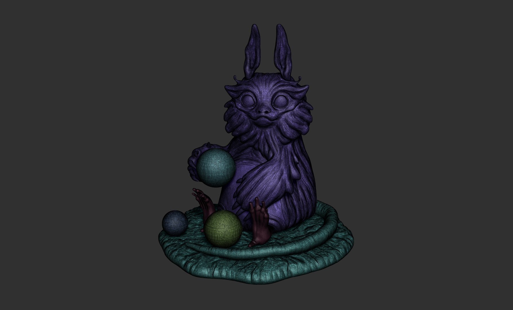Cute Fantasy Creature model - TurboSquid 1784666