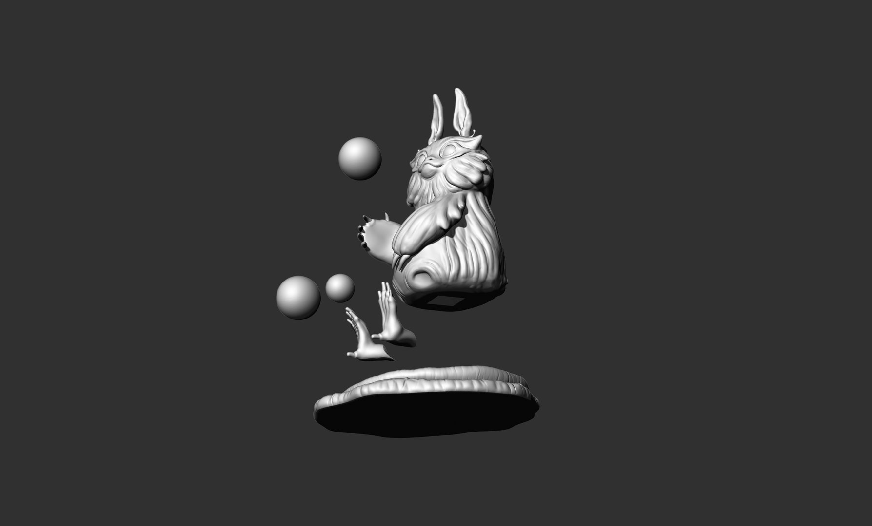 Cute Fantasy Creature model - TurboSquid 1784666
