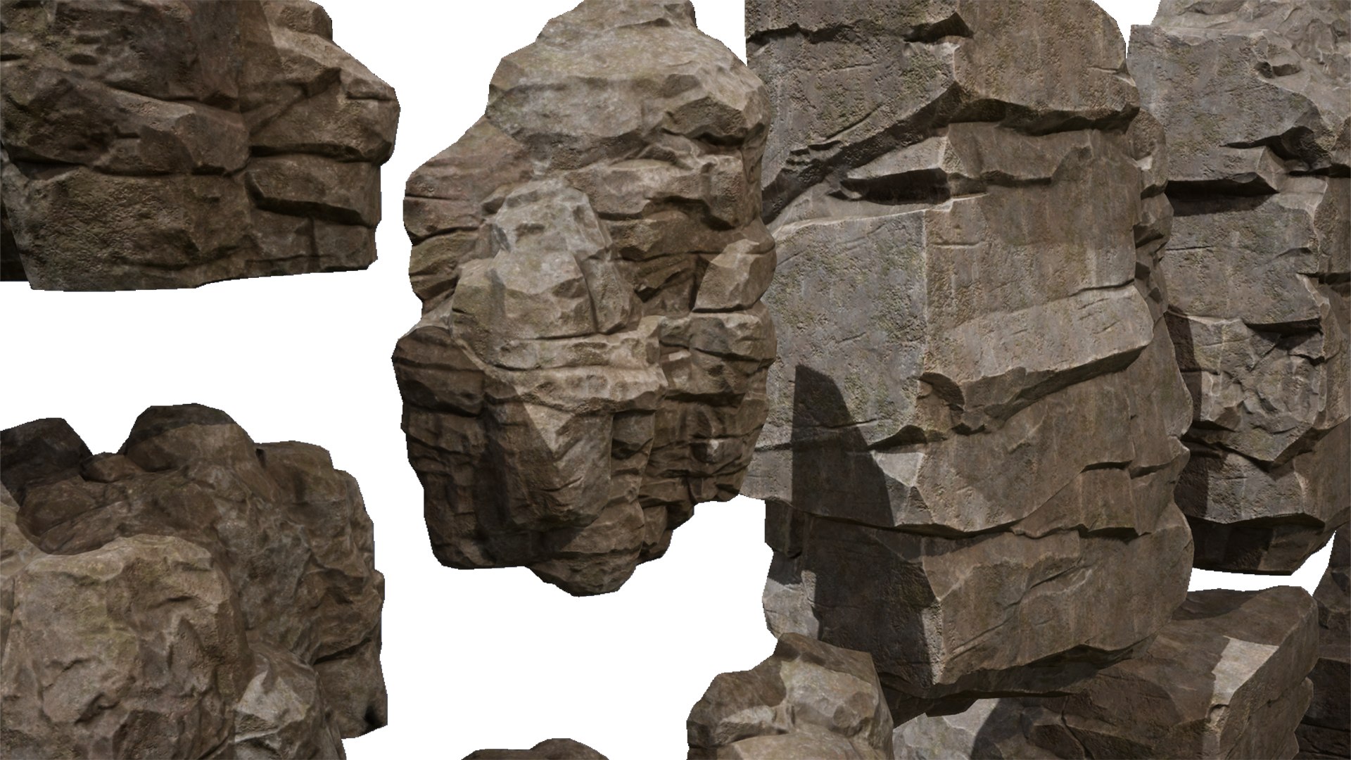 Realistic Rocks Collection 3D Model - TurboSquid 2198213