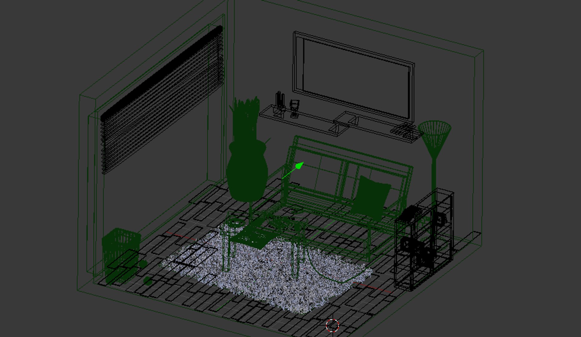 Small Orthographic Room 3D Model - TurboSquid 1375451