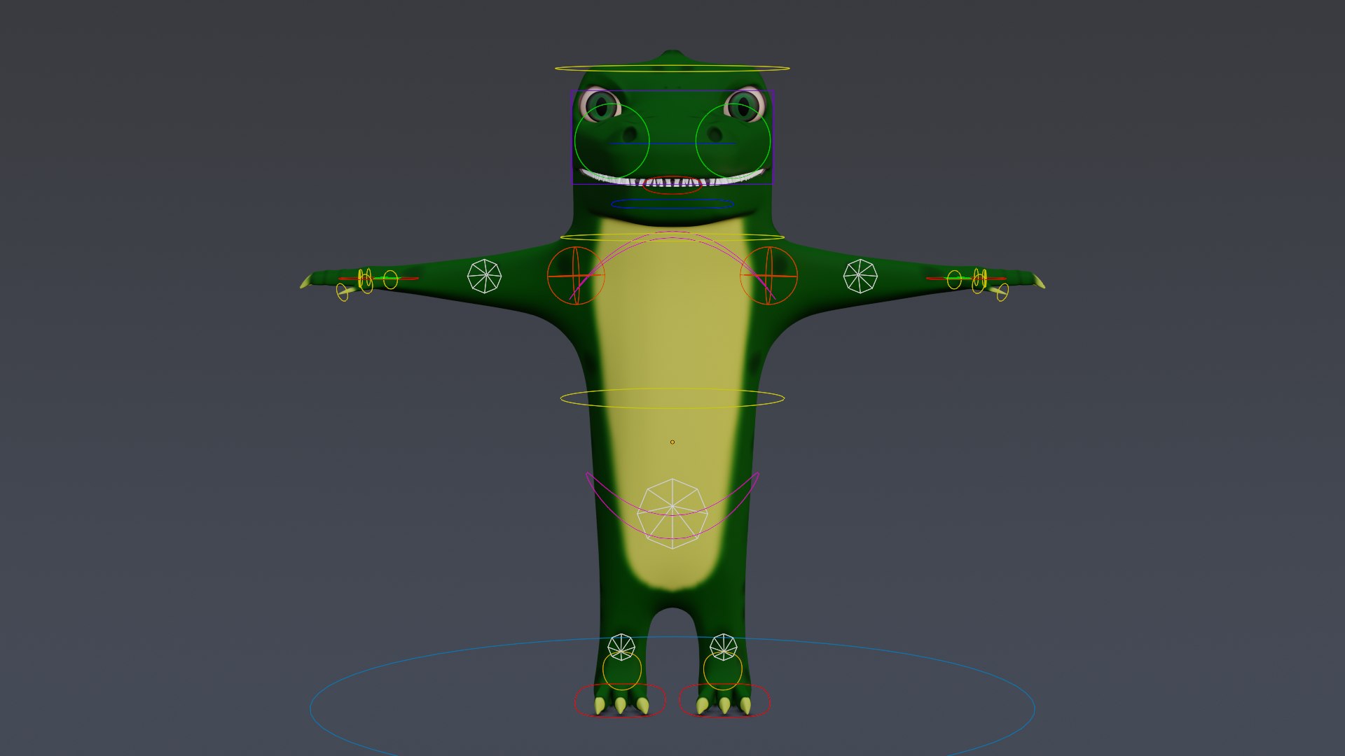3D Cartoon Stylized Crocodile - TurboSquid 2135616