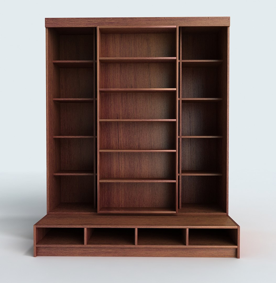 3d model unique sliding shelf