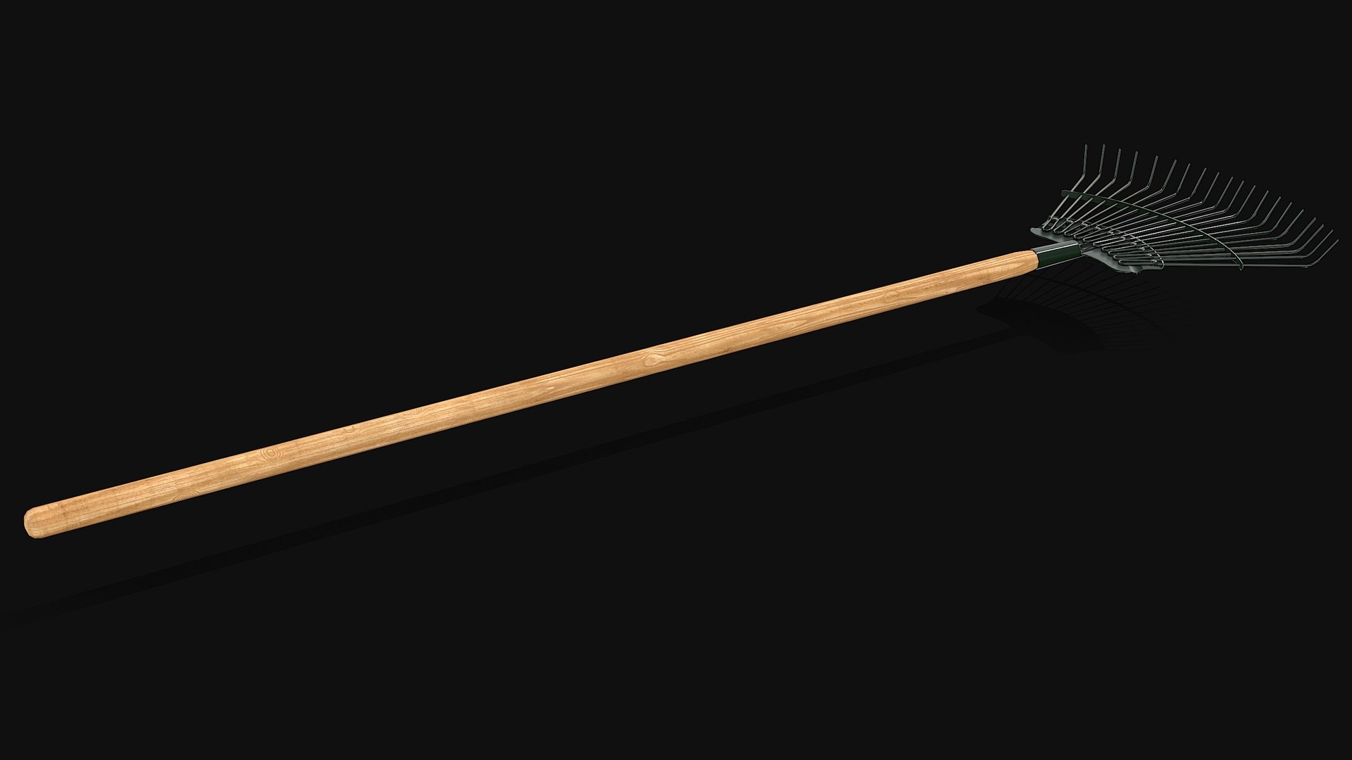 Rake Gardening Tool Model - TurboSquid 2212534