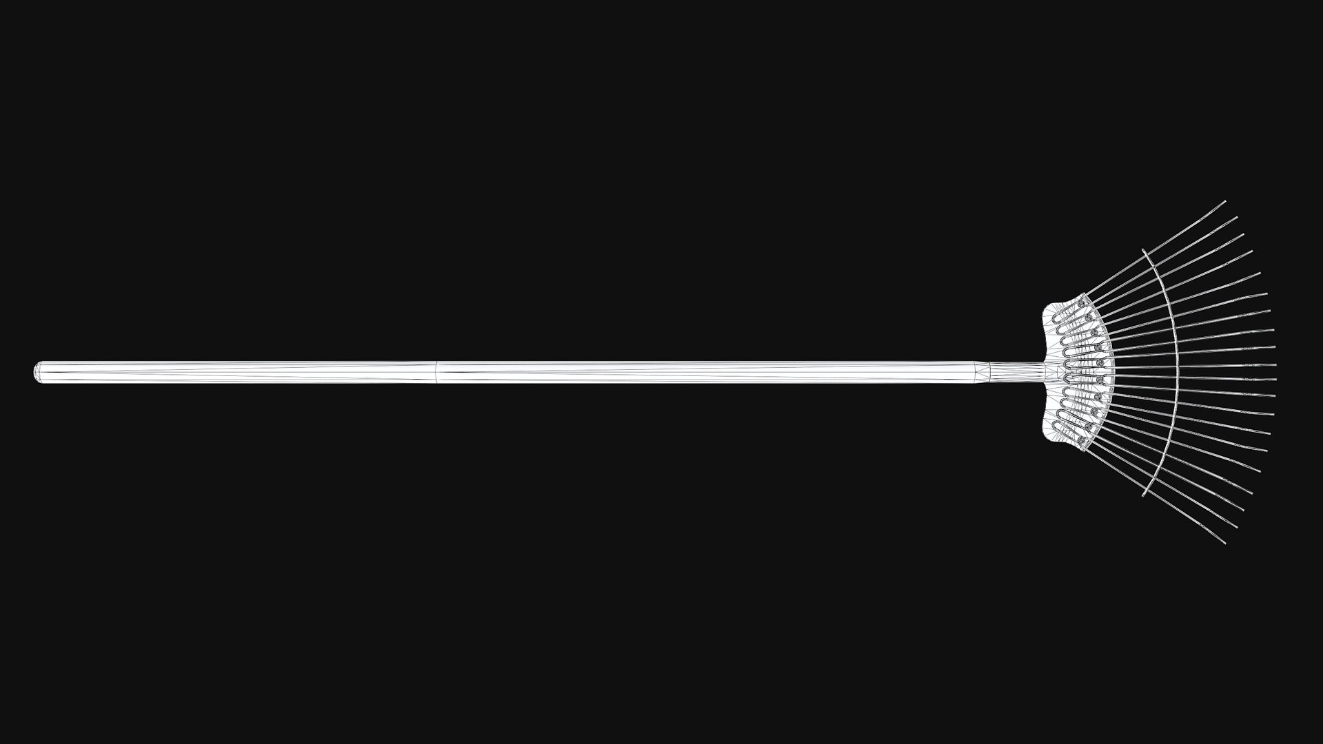 Rake Gardening Tool Model - TurboSquid 2212534