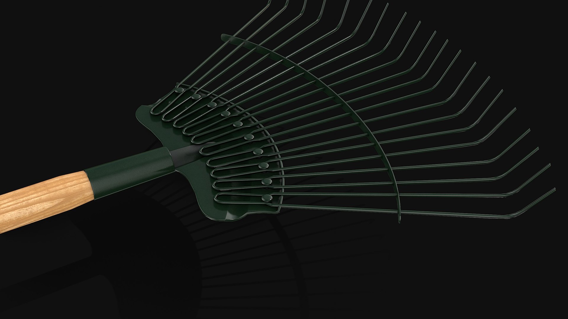 Rake Gardening Tool Model - TurboSquid 2212534