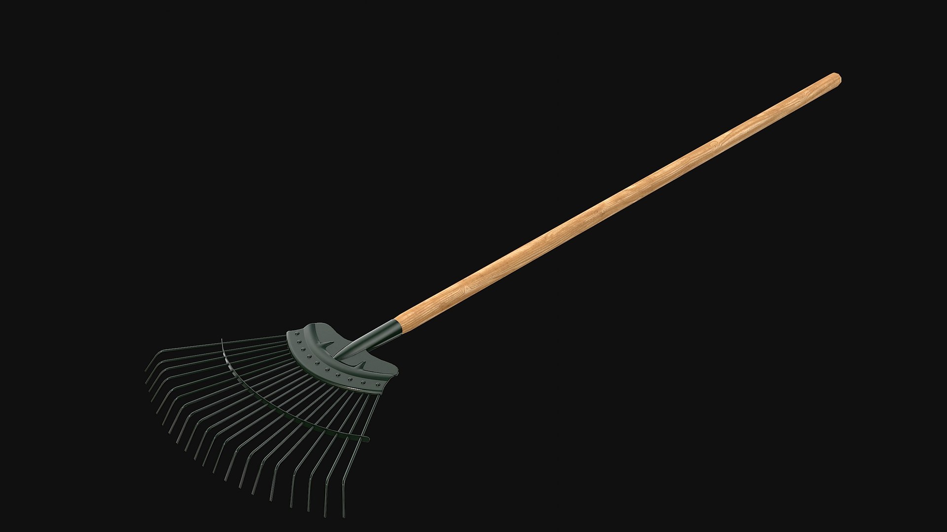Rake Gardening Tool Model - TurboSquid 2212534