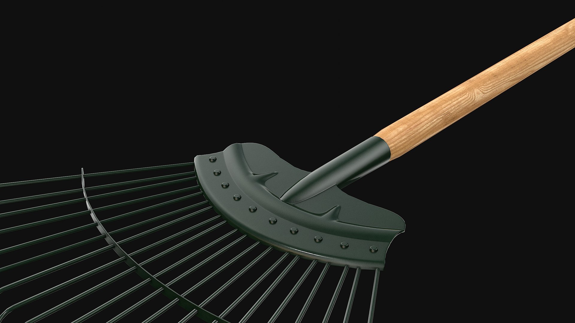 Rake Gardening Tool Model - TurboSquid 2212534