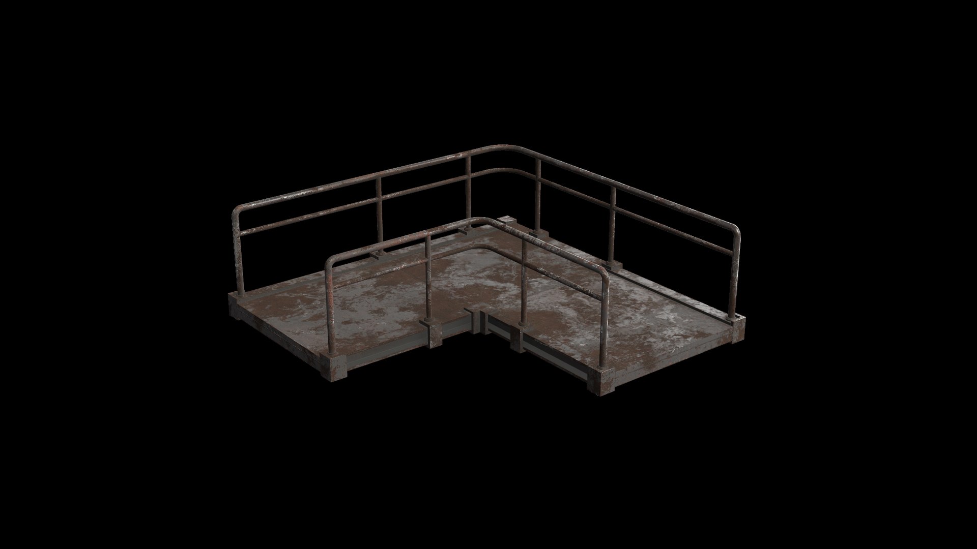 3D Large Platforms 01 - TurboSquid 2298632