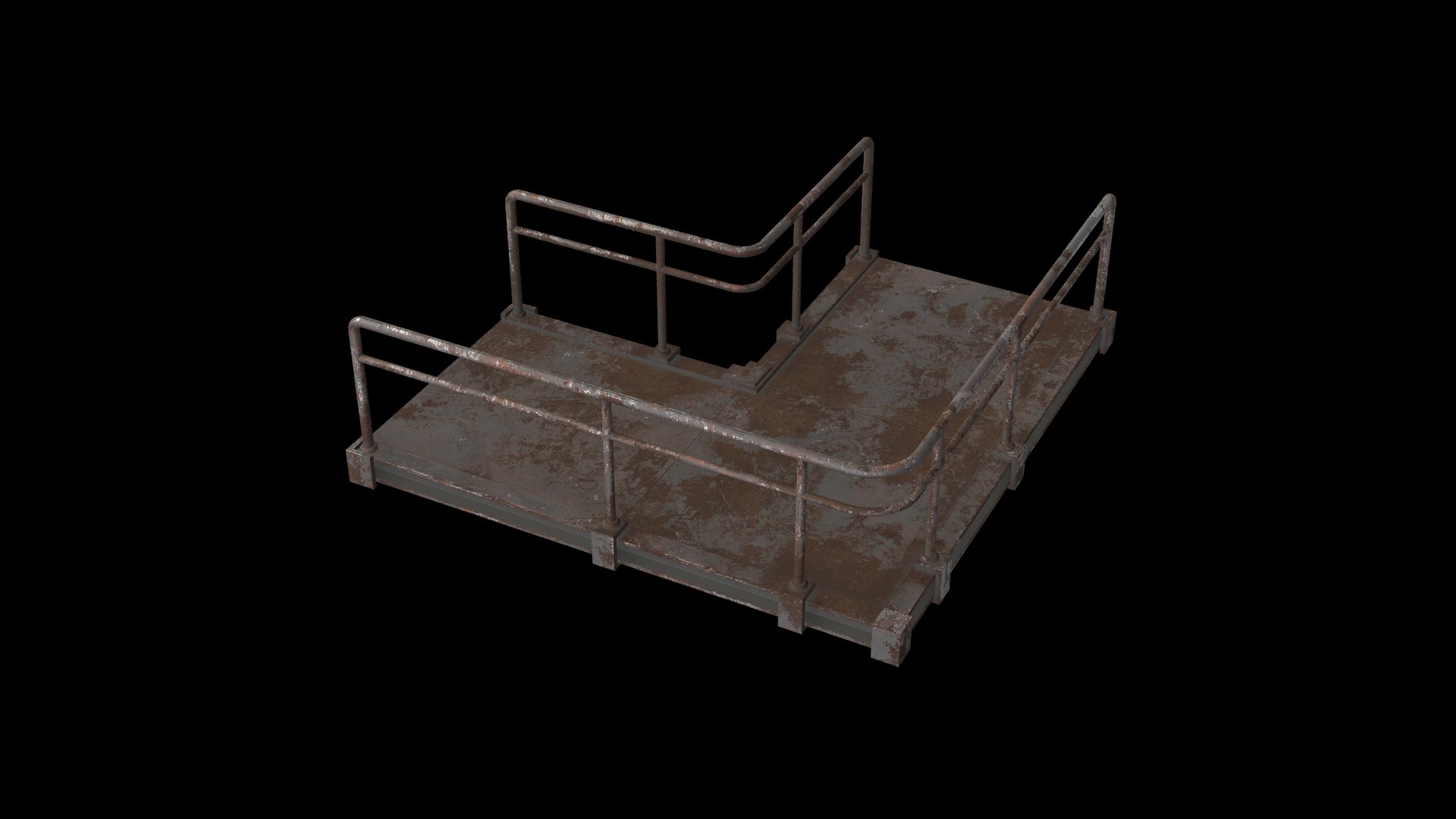 3D Large Platforms 01 - TurboSquid 2298632