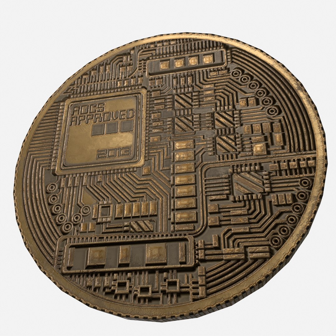 Bitcoin Coin Bit 3D - TurboSquid 1693853