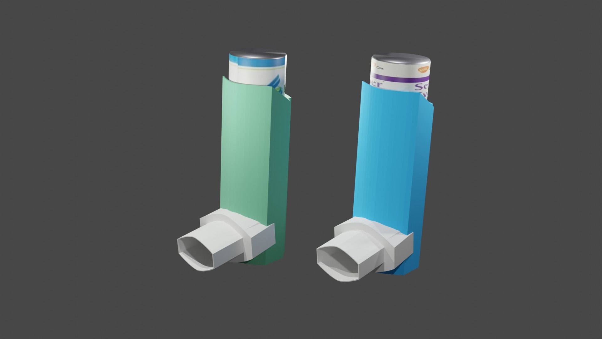 3D Asthma Inhaler - TurboSquid 1909735