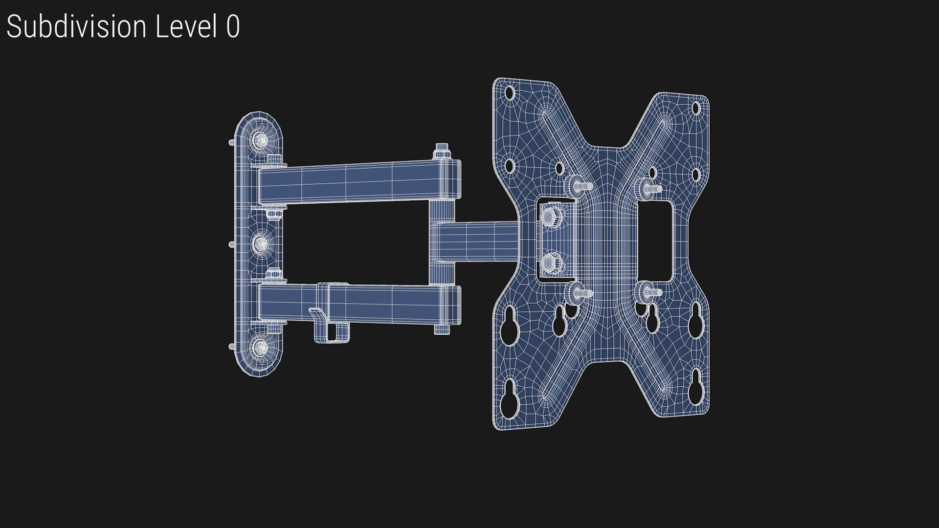 3D Tv Wall Mount Model - TurboSquid 1672122