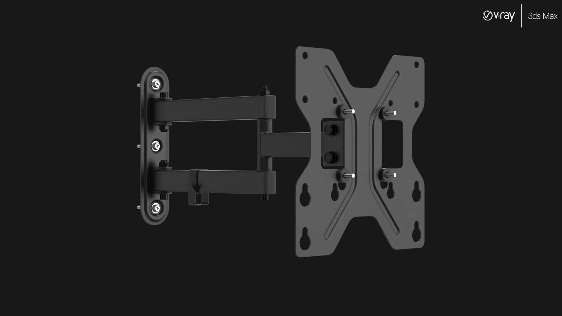 3D Tv Wall Mount Model - TurboSquid 1672122