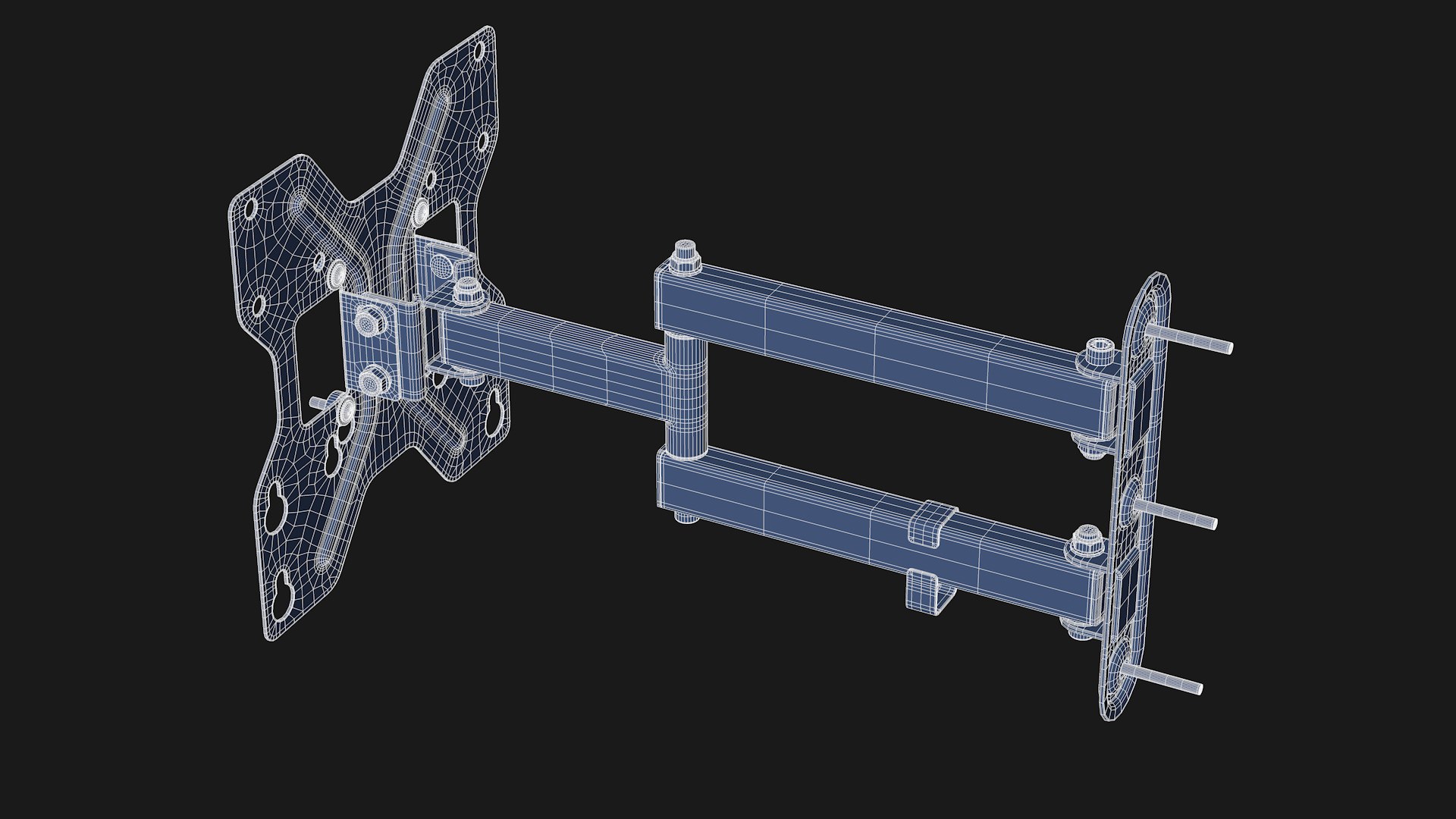 3D Tv Wall Mount Model - TurboSquid 1672122